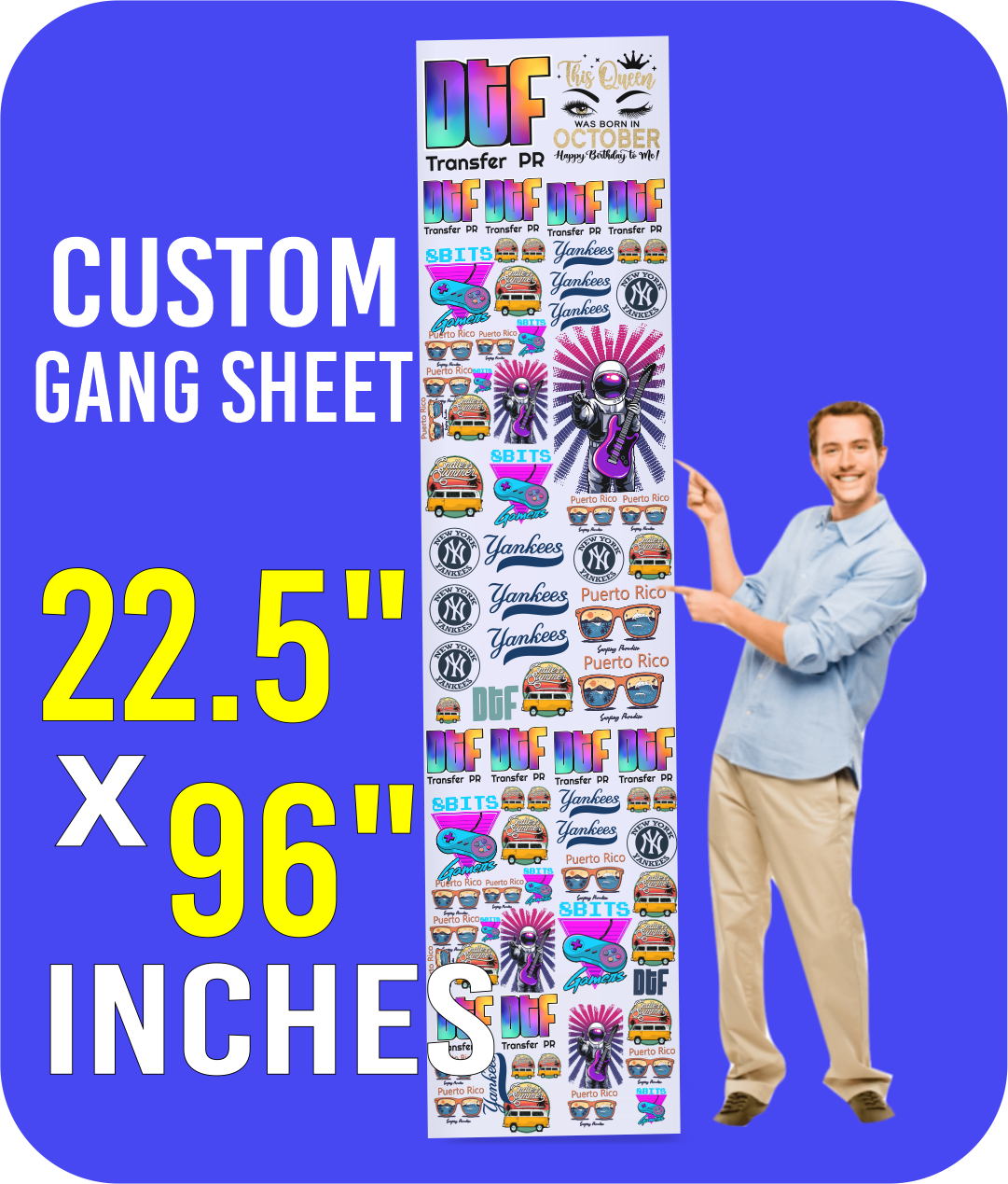 DTF By Yard - PlanetaDTF