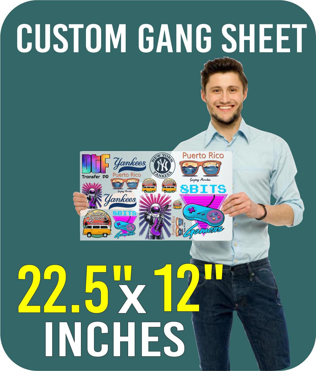 Customs DTF by yard Archives - PlanetaDTF