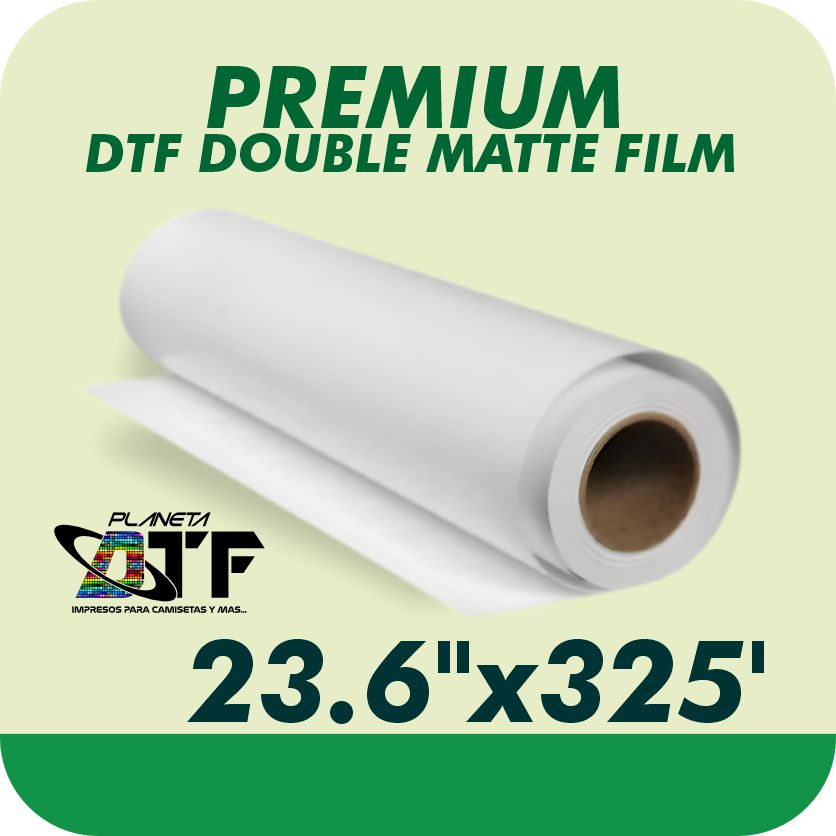Premium DTF Double Matte Film 23.6" x 325' - PlanetaDTF